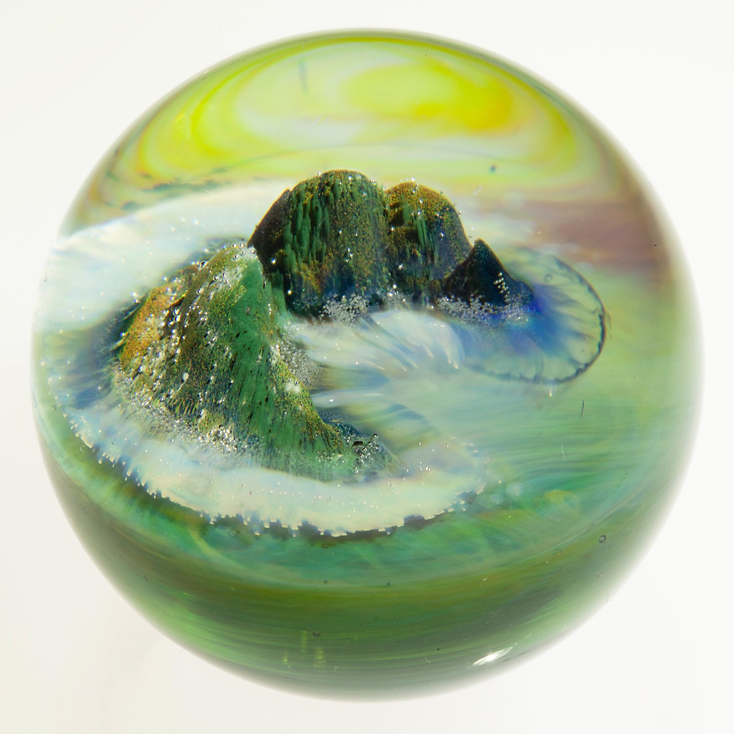 Desert Island marble 9-2022 / universe marbles