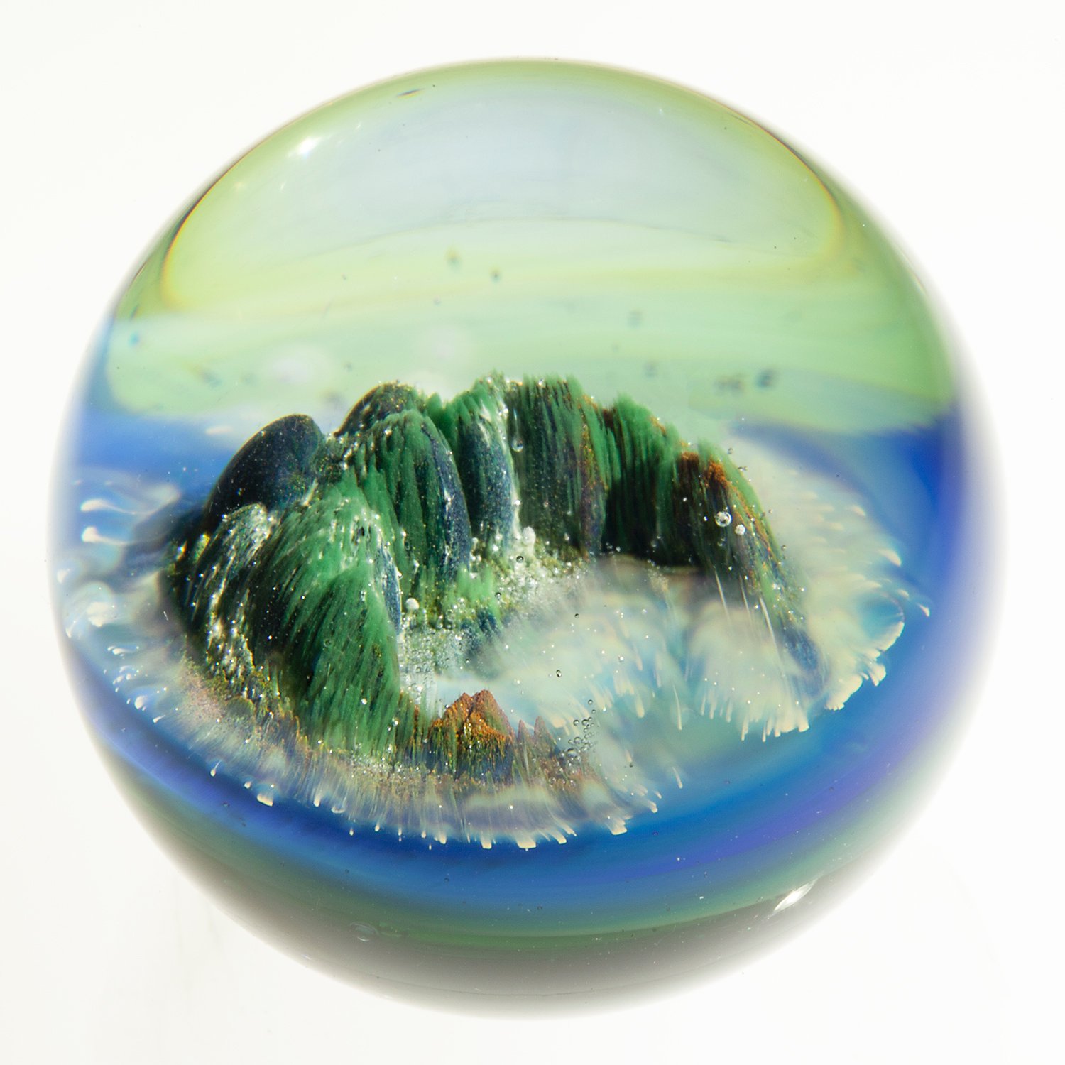 Desert Island marble 11-2022 / universe marbles