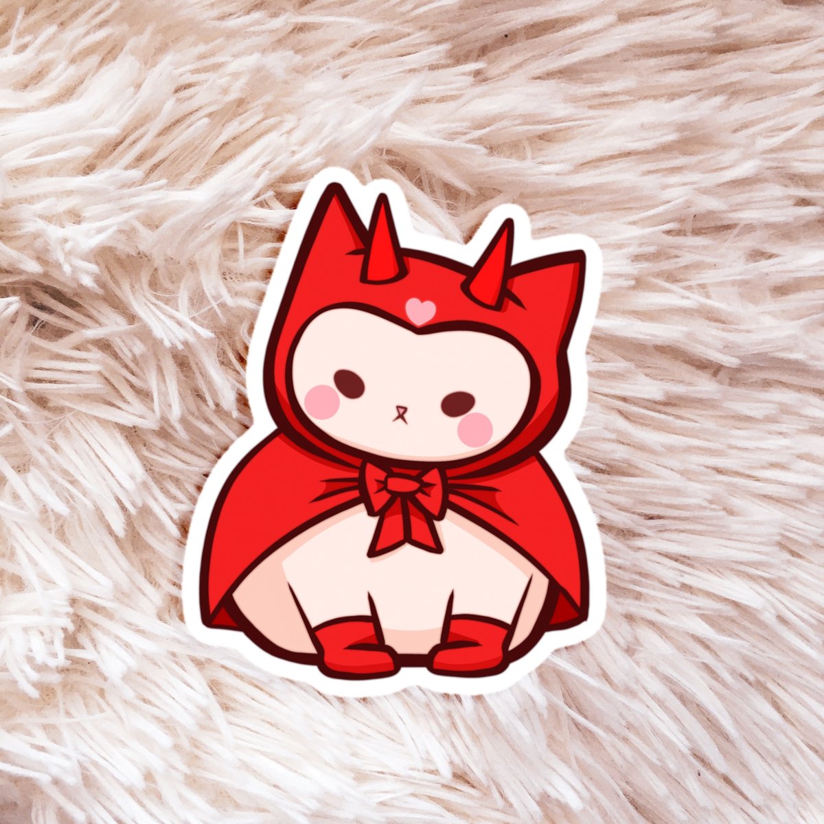 Devil Cat Sticker | Vylirium's Shop