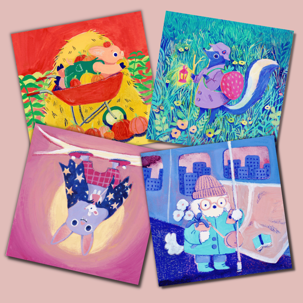 Animal Adventures Postcards - Pack 2 | Paper JAM Studios