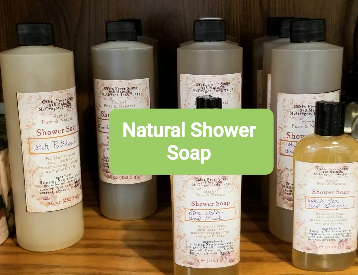 Cabin Fever Soaps and Essentials LLC — Pure & Natural Shower Soap 8 oz.