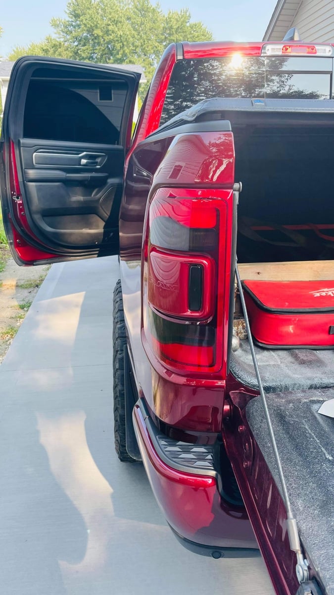 2019-2024 2500 Ram Trucks LED Reverse Light Tint Overlays | Blacked Out ...
