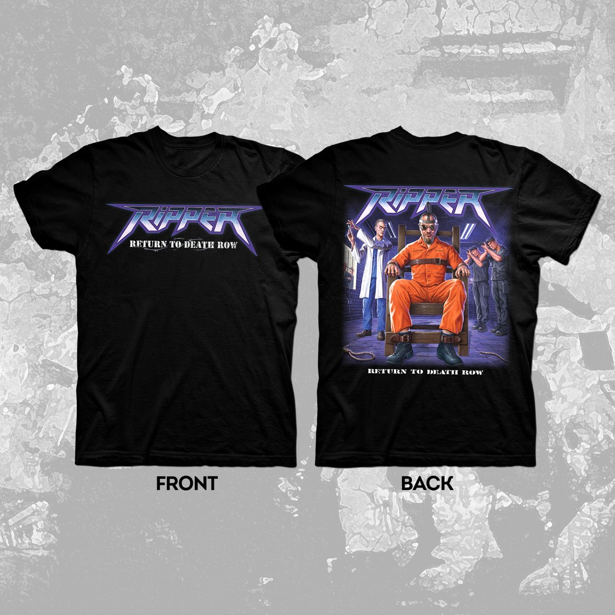 RIPPER "RTDR" COVER T-SHIRT | Martyr Hardcore Metal Online Store
