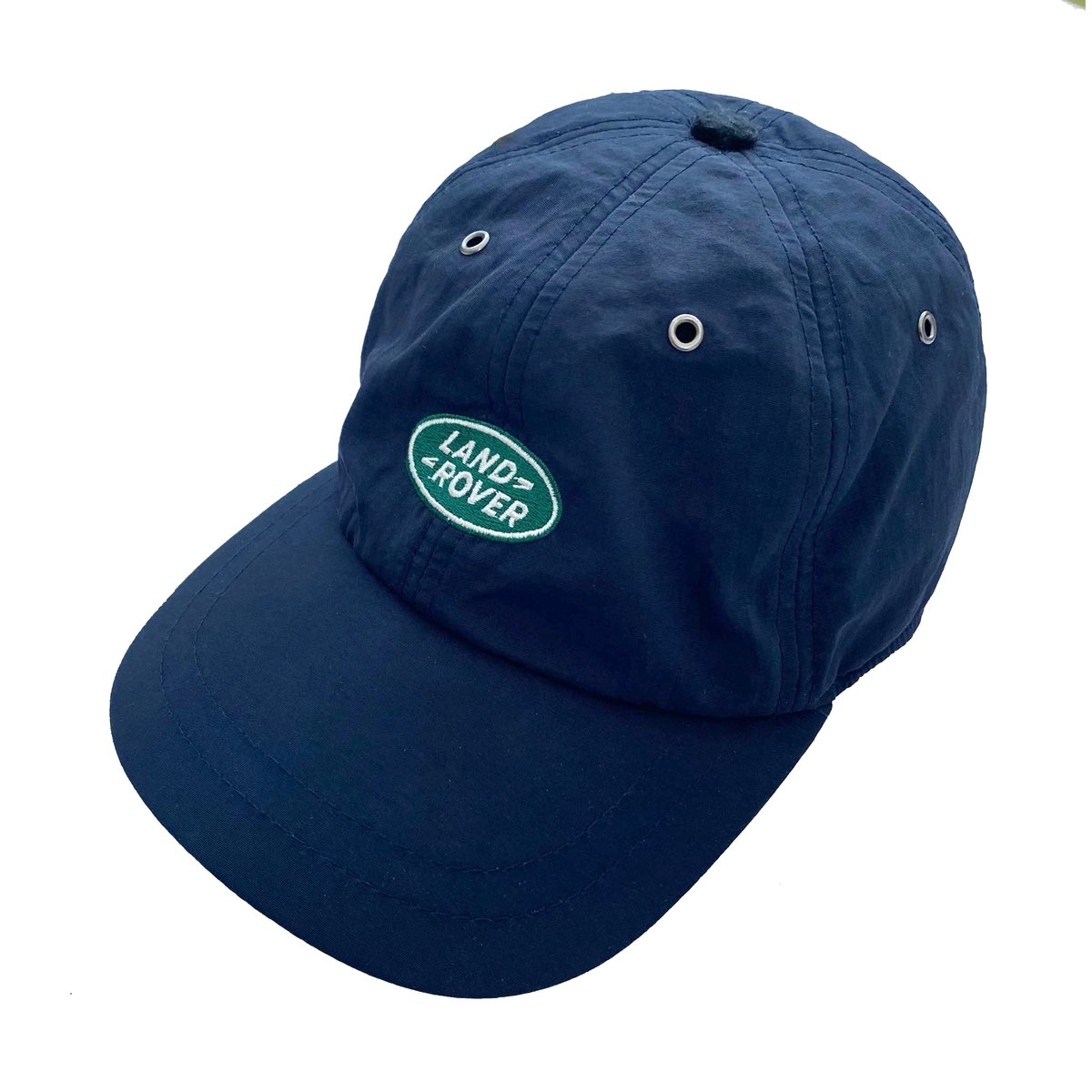 Vintage Land Rover Fleece Lined Cap - Navy | WAY OUT CACHE