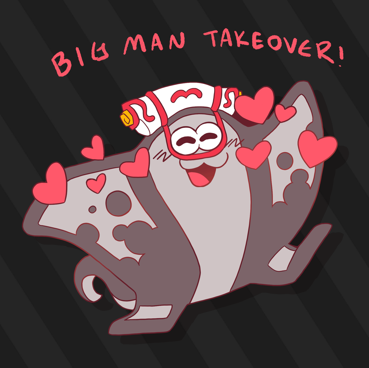 Splatoon 3 Big Man Takeover Pin | Squiidg