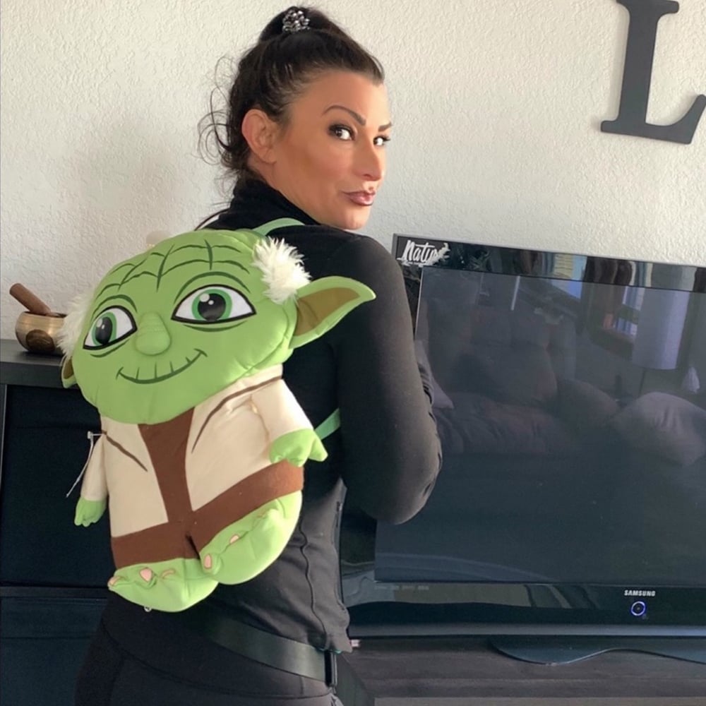 Yoda Star Wars Backpack + Free Signed 8x10 | Lisa Marie Varon