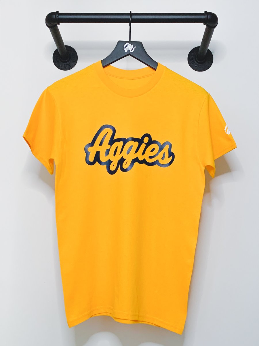 Aggies Tee-Gold/Navy | Micah Patton™