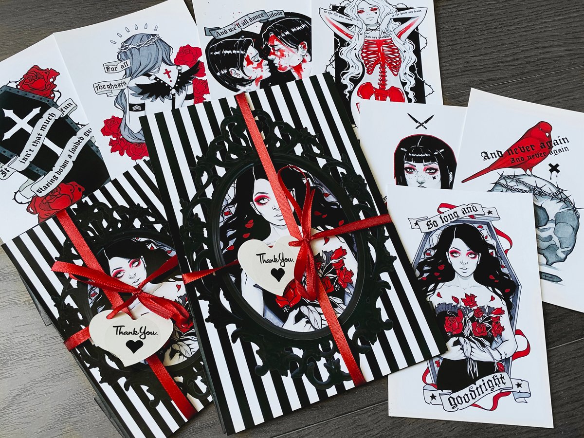 MCR Revenge mini print and postcard set | annamarine