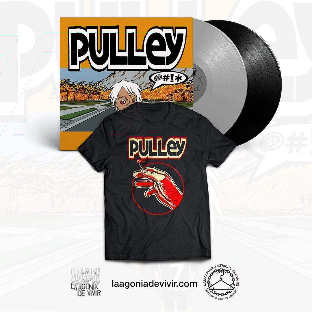 PULLEY "@#!*" BUNDLE (LP + Tshirt) / La Agonía de Vivir