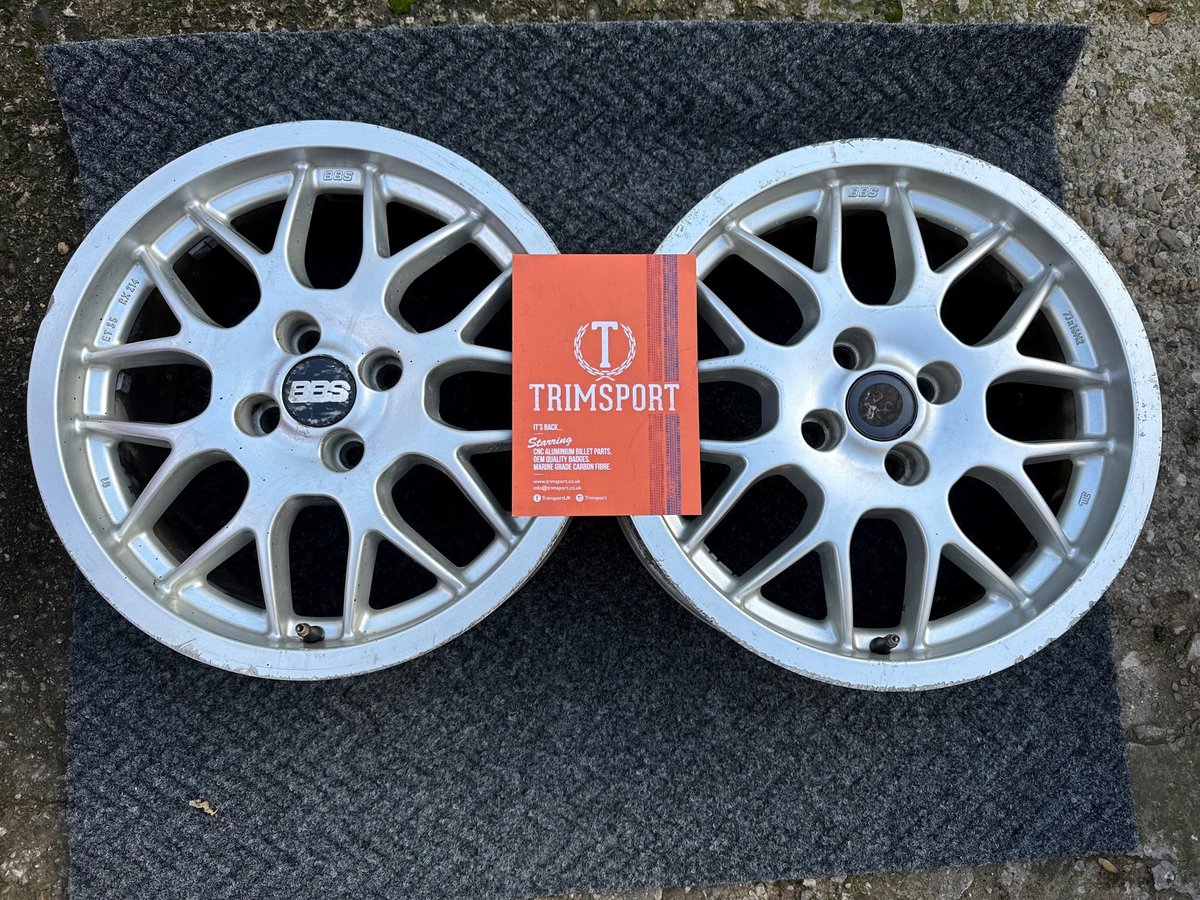 Trimsport - October 2025 — Pair of Genuine BBS RX214 16" 4x100 Alloy ...