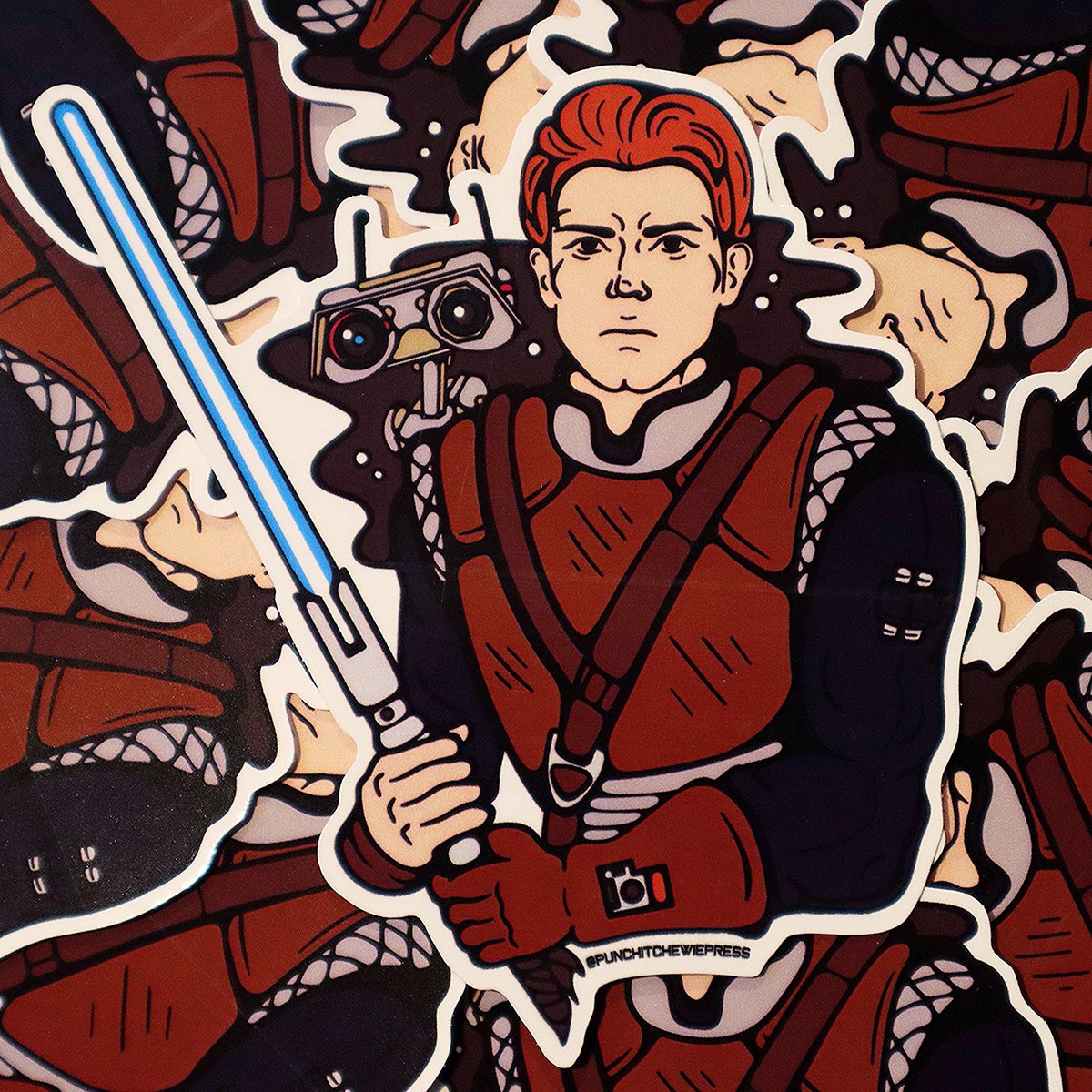 Cal & BD Sticker | Punch It Chewie Press