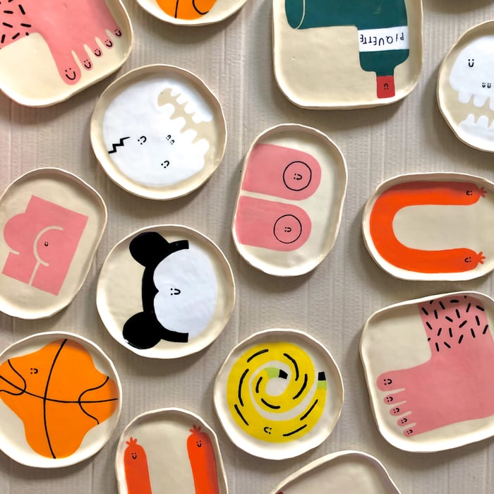 HAPPY PLATE | WOBBLY STUDIO