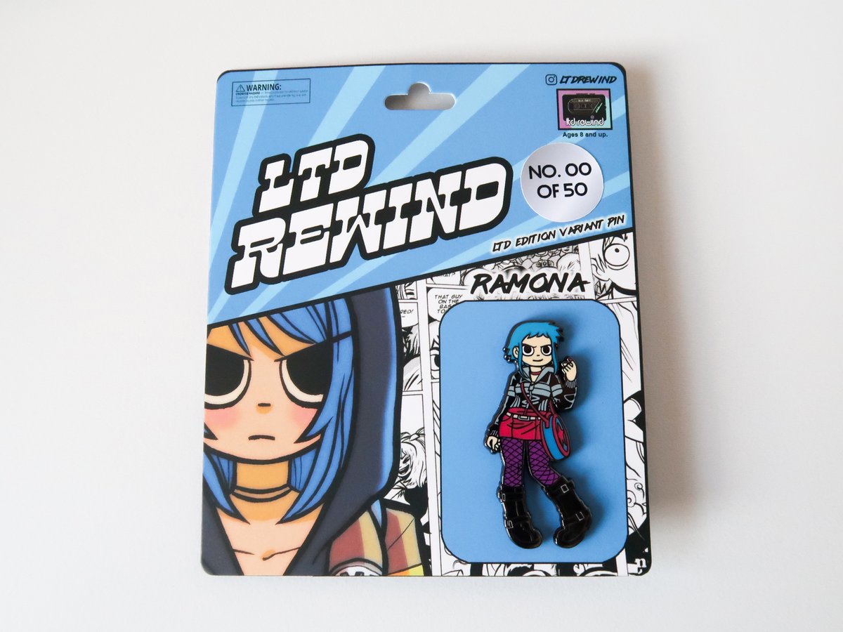 Ramona Blue Variant - Hard Enamel Pin | LTD Rewind