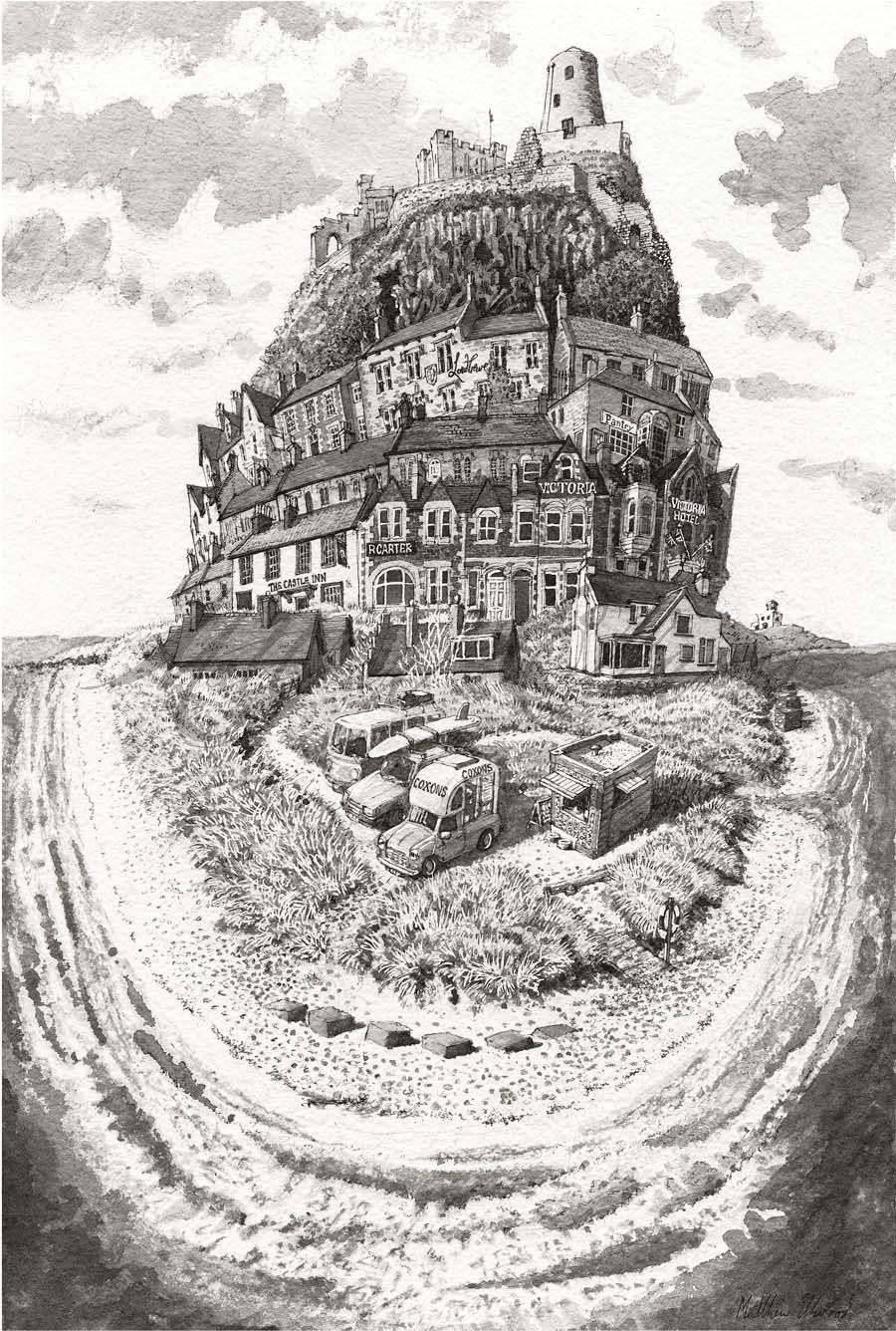 Mini Tower of Craster | Matthew Ellwood