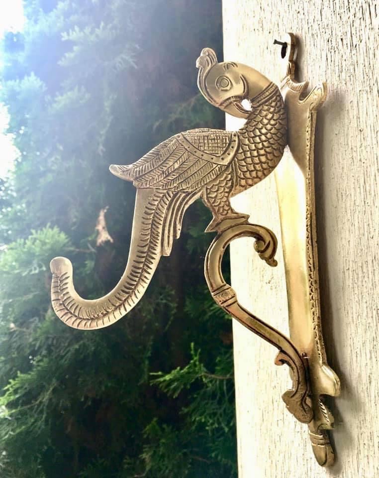 Brass wall bird bracket | Shop At My Dream Canvas