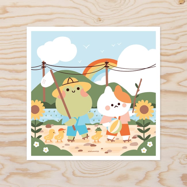 Print - Let's go to Lake Biwa | Niniwanted Print - Let's go to Lake Biwa | Niniwanted