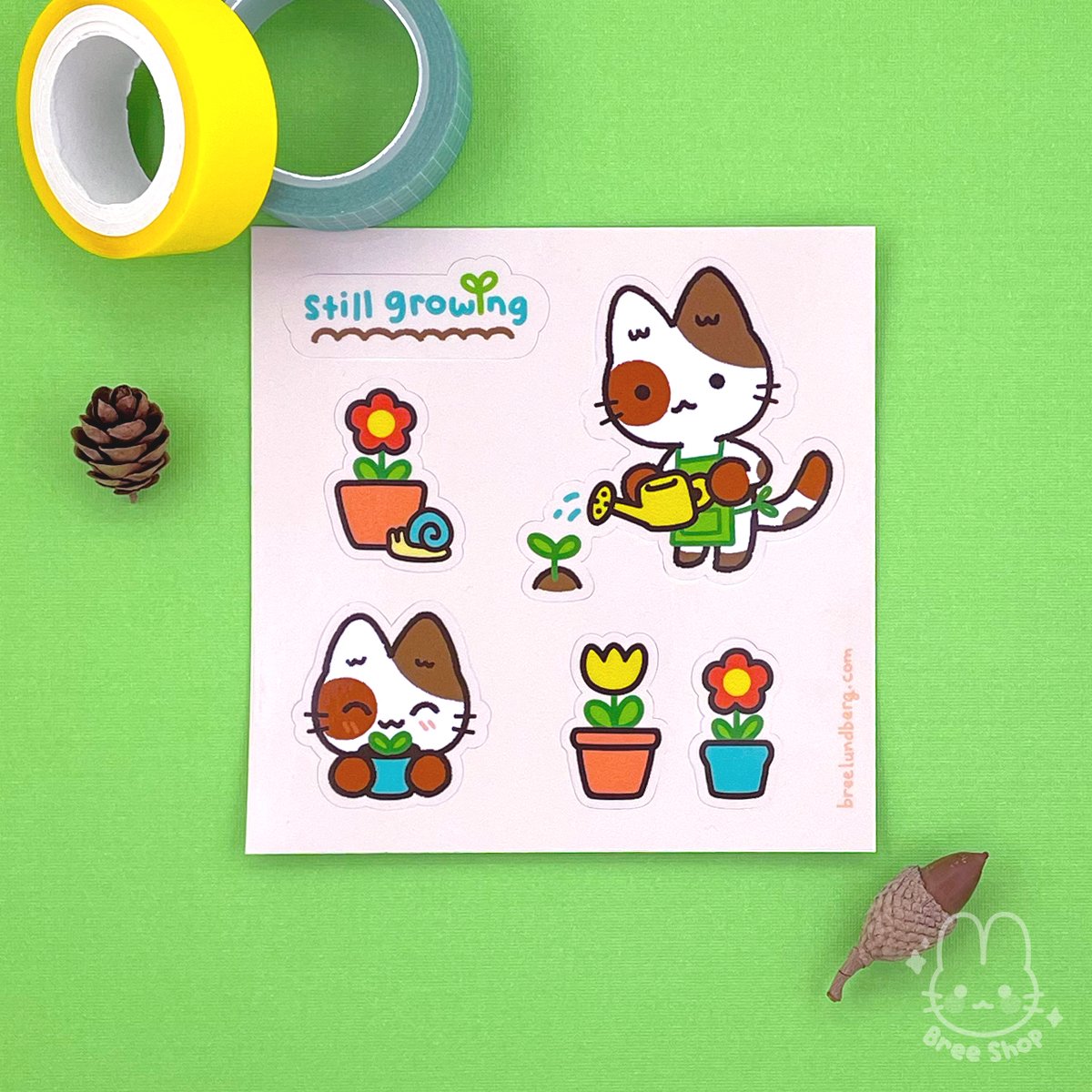 Still Growing Sticker Sheet | Bree Shop