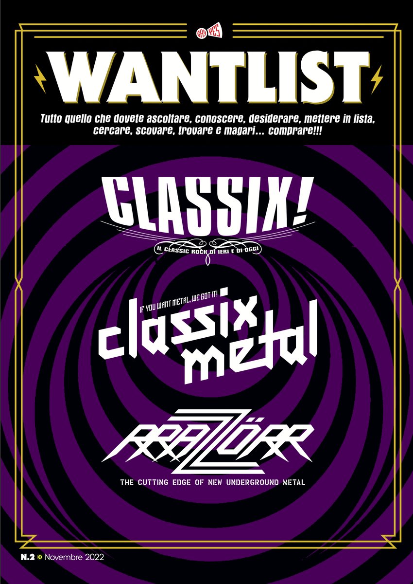 WANTLIST n.2 (Ottobre 2022) - spedizione corriere tracciabile / SAY YES ...