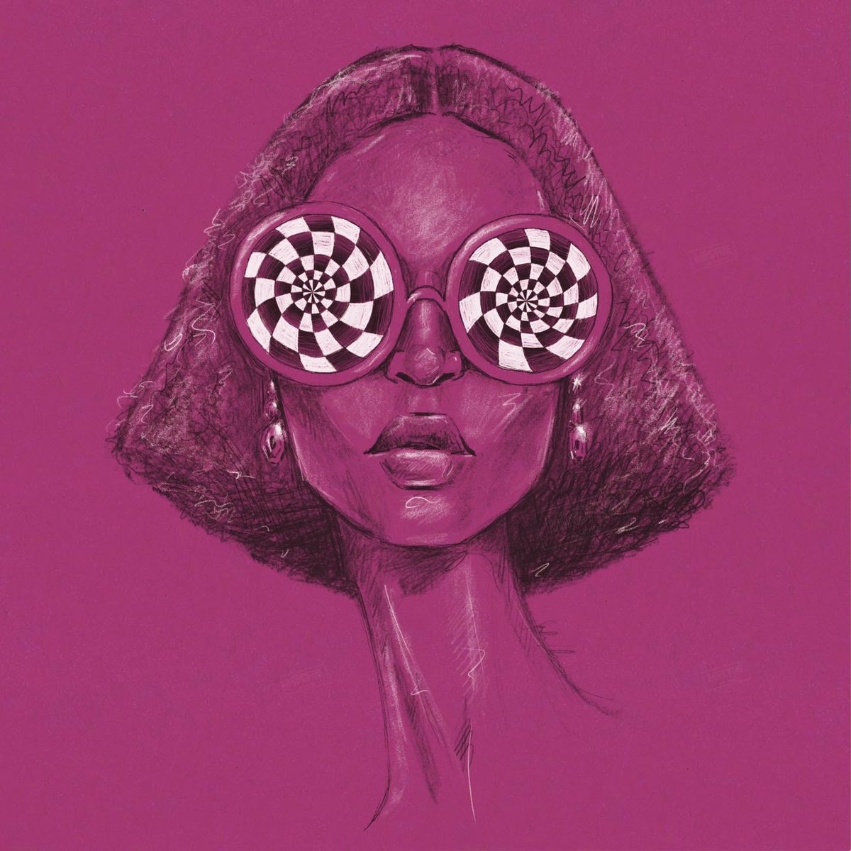 “Hypnotizing” Poster Print | Mindfire Art Studio