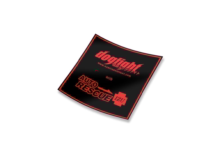 Dogfight x Auto Rescue Izu Partnership Decal | NDF Café