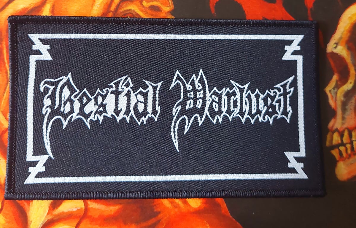 BESTIAL WARLUST - DEMO 95 LOGO PATCH | Underground Force Productions