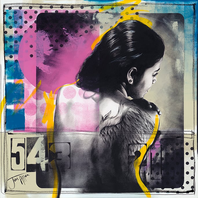 Original Painting 'Almost Angelic' was: £2495 - £2695 | jenallen