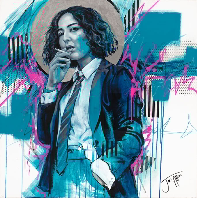 Original Painting 'Aint No Saint' was: £2950 - £3150 | jenallen