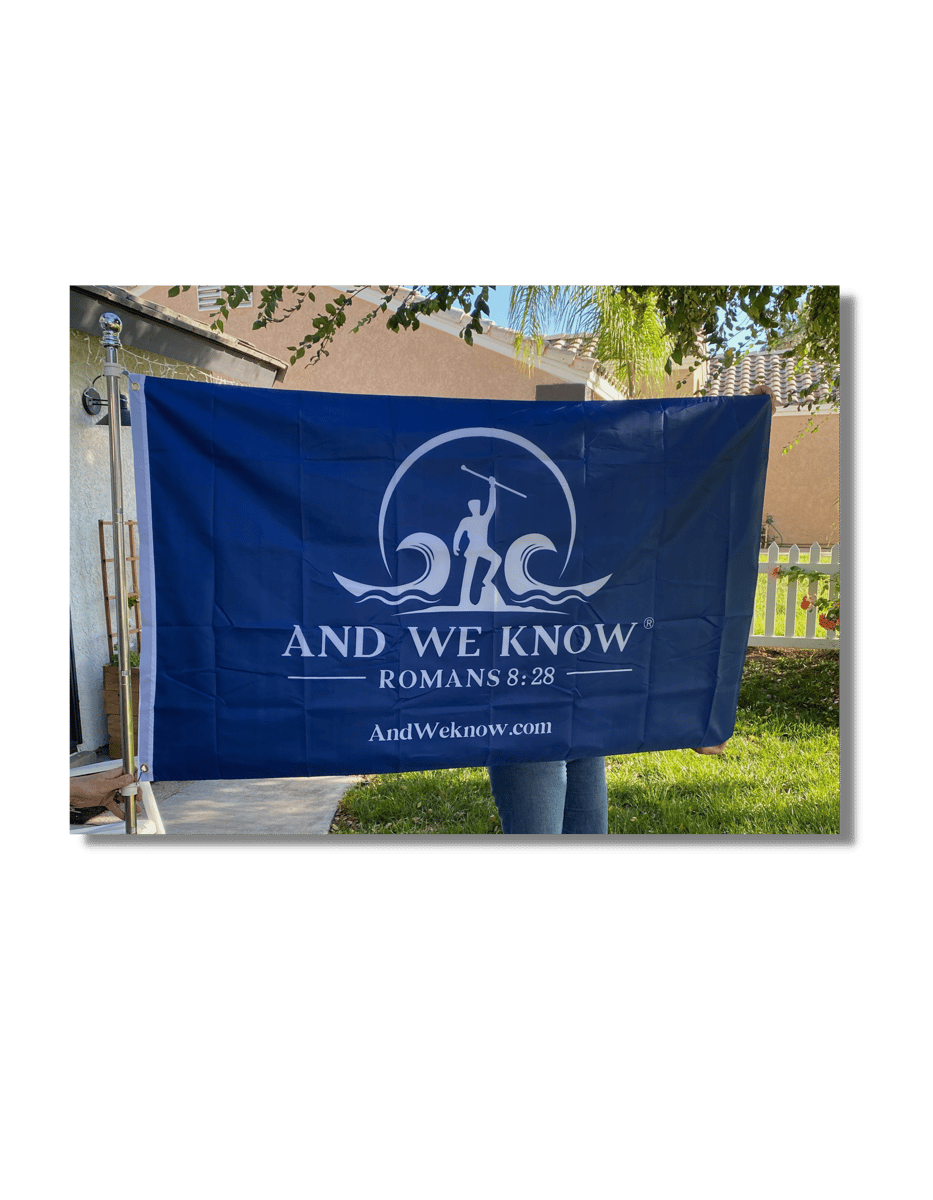 3x5 Double Sided Blue AWK Flag | Right To Print