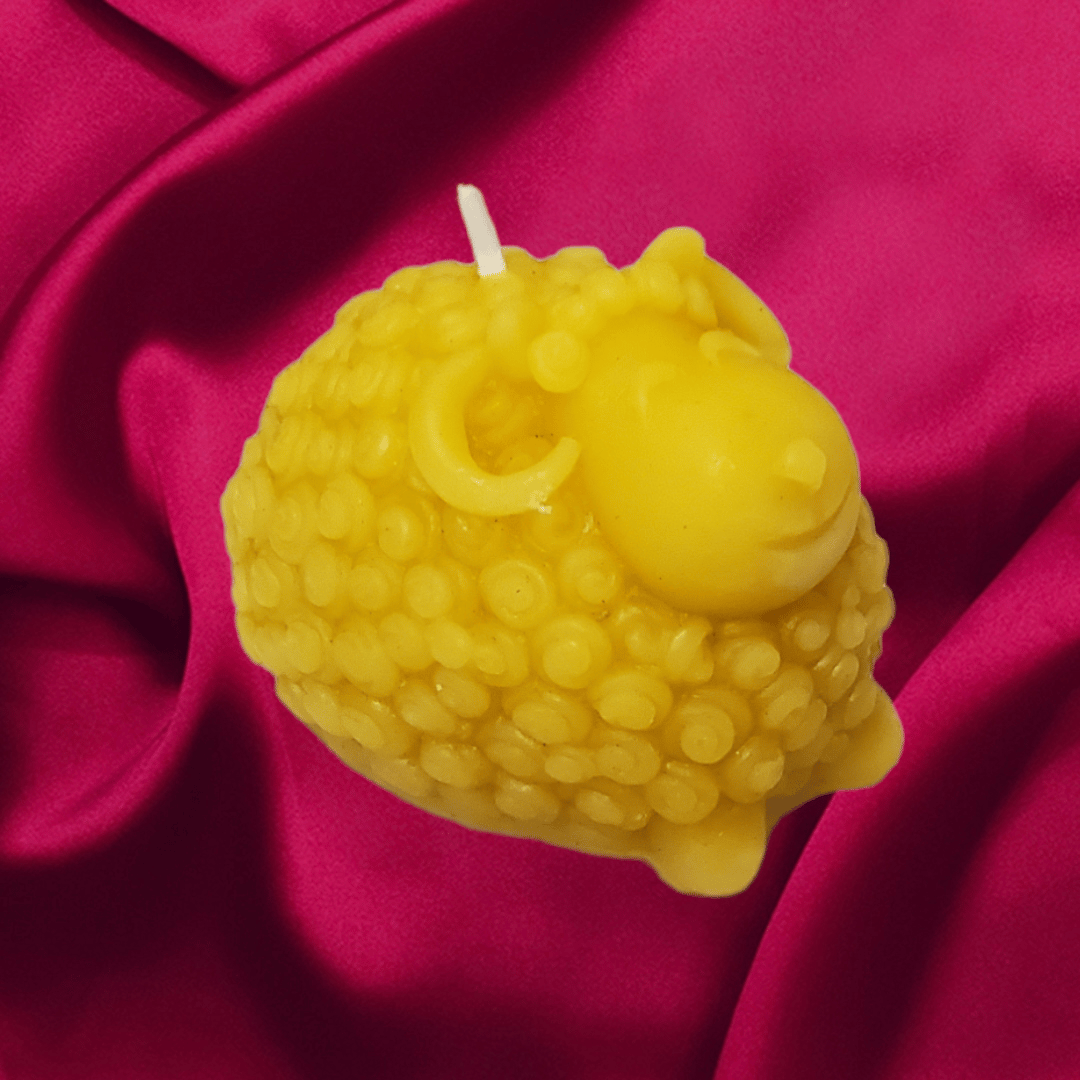 Beeswax Sheep Candle | Black Creek Family Farm
