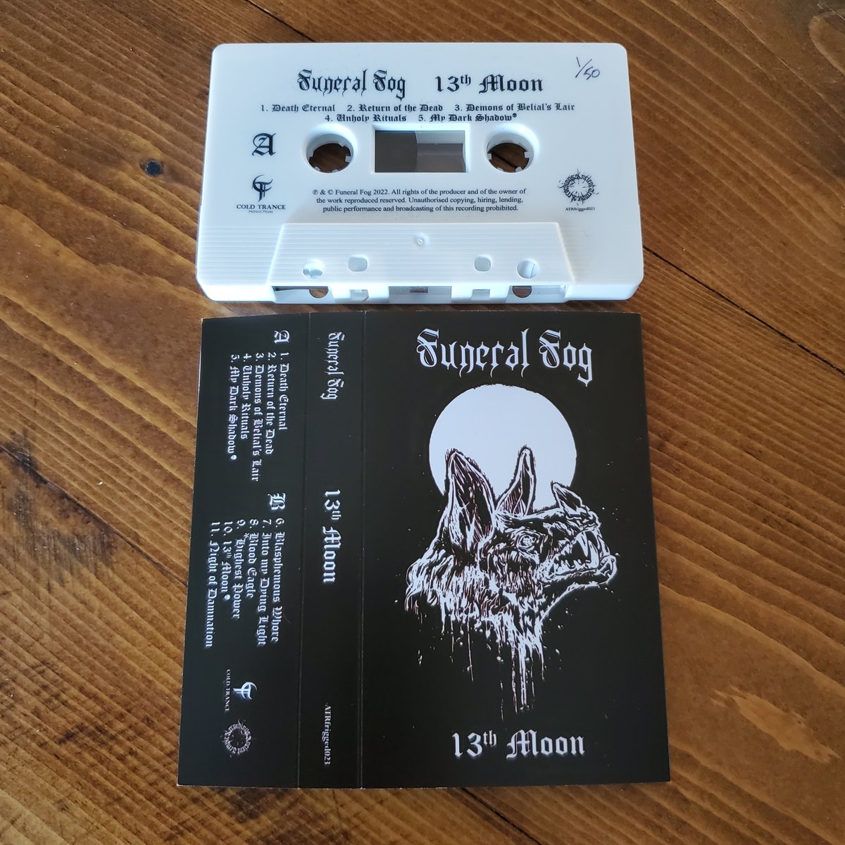 Ancient Temple Recordings — FUNERAL FOG - 13th Moon - Cassette - Pre-order