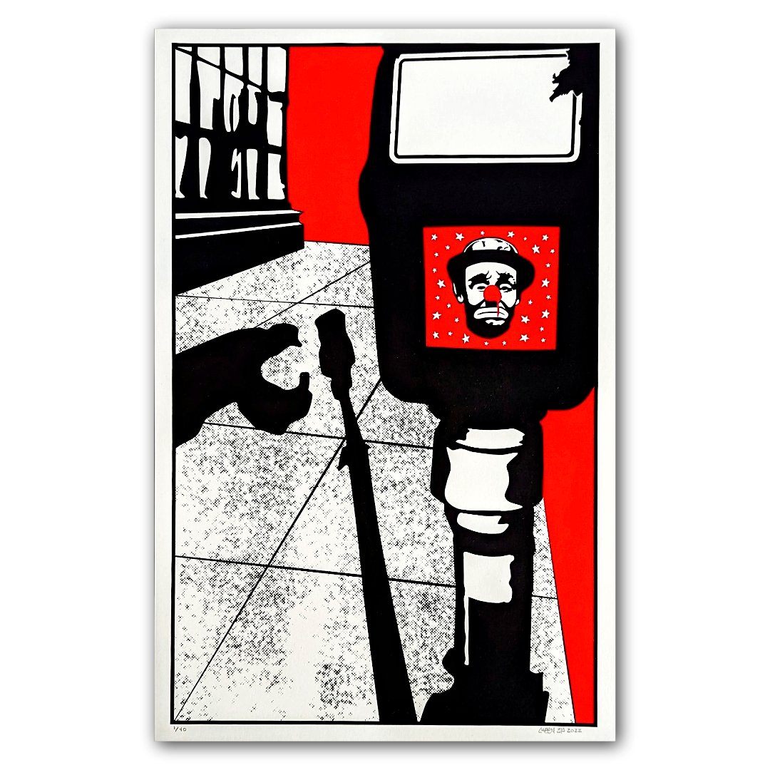 Self-Portrait - Screen Print | CHEER UP Official | Street Sticker Artist