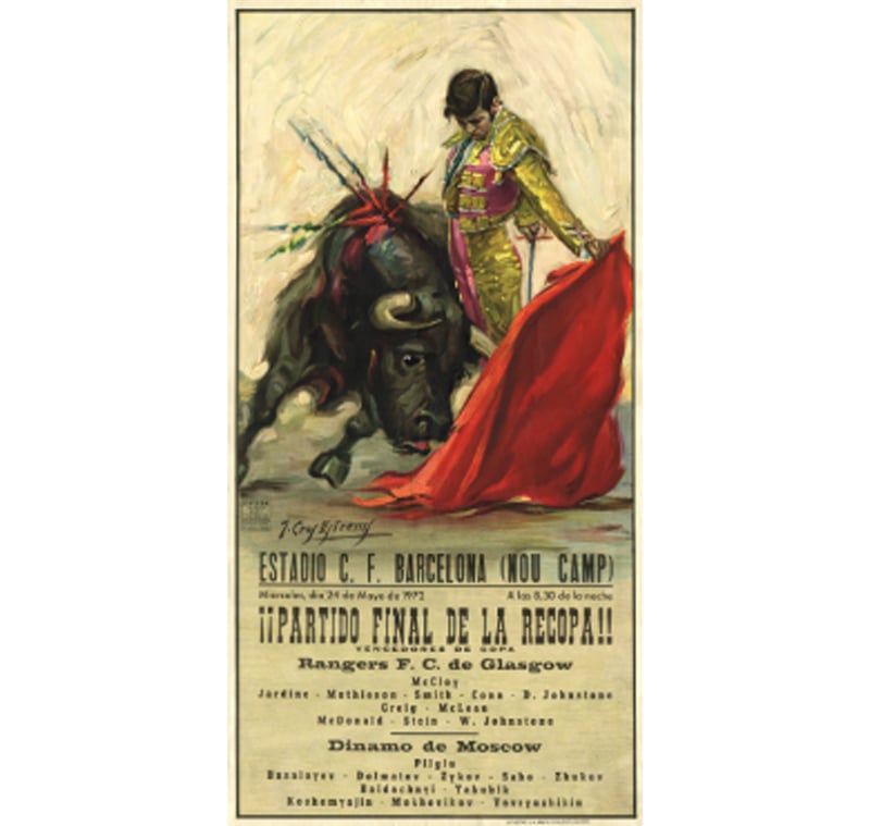 Barcelona bullfighting poster | FollowFollow.com