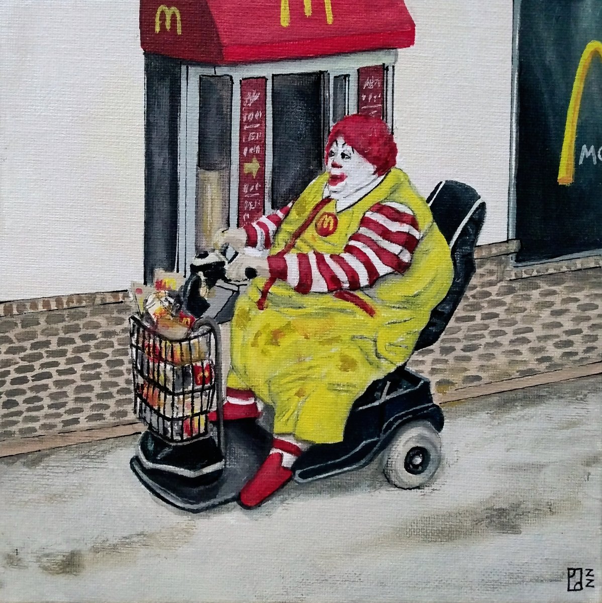 Big Ronnie original painting | PaytonPringle