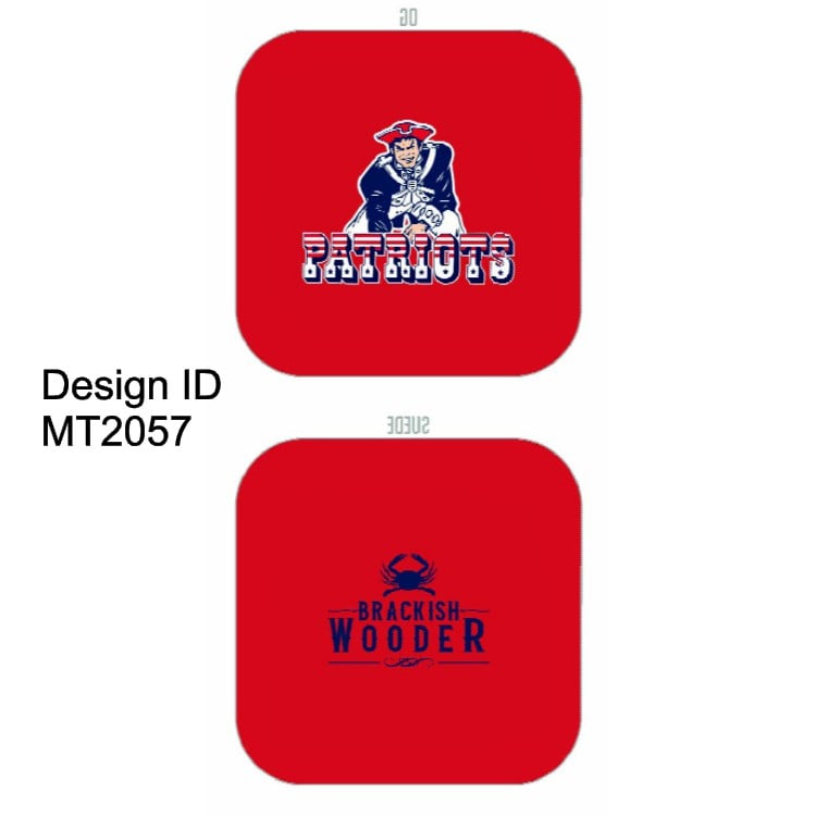 Patriots - Old School - Red | Brackish Wooder