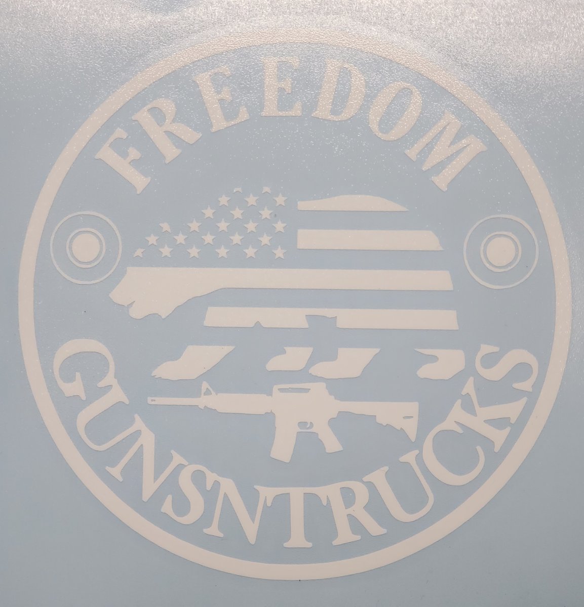 6" FREEDOM DECAL | Freedom Gunsntrucks