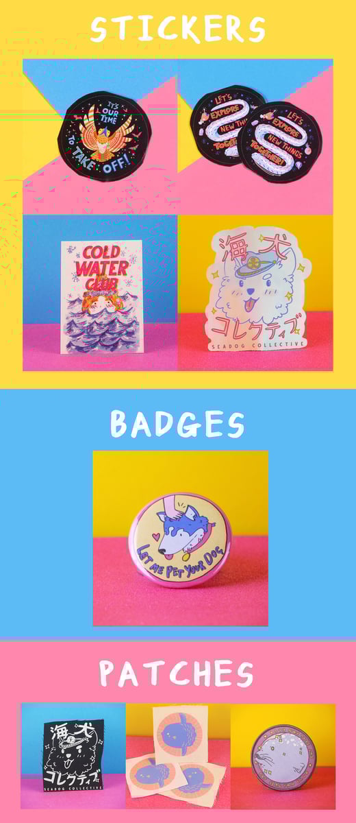 Stickers, Badges, Patches | Seadog Collective