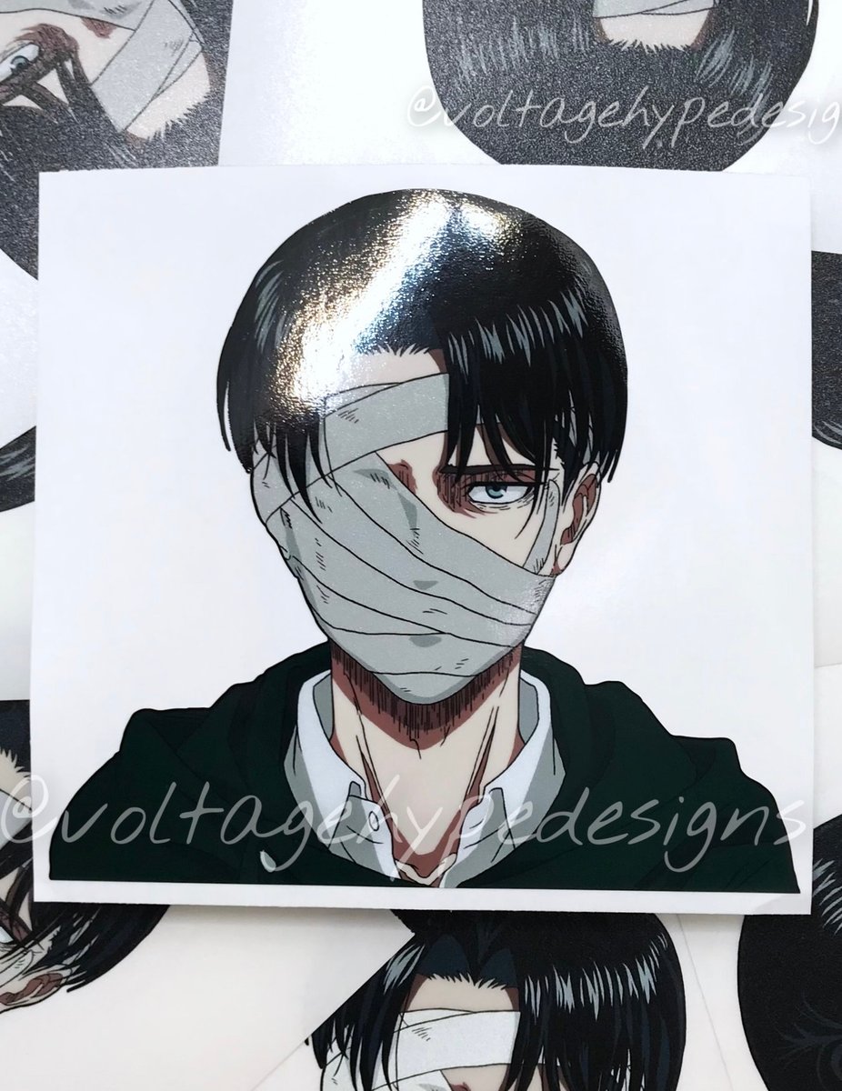 Levi Ackerman x Sticker (Spot Reflective) | Voltage Hype Creations
