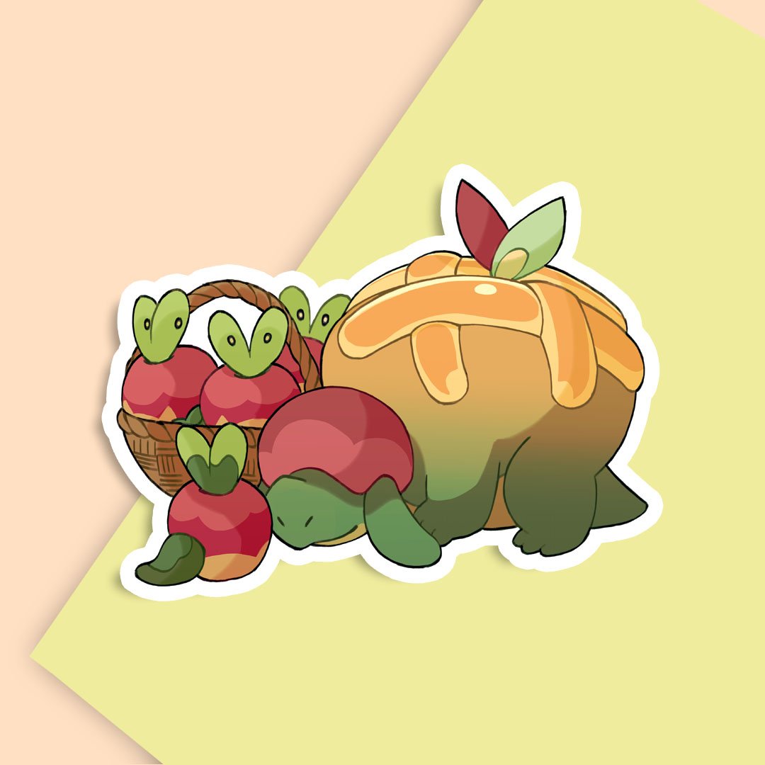 Appletun and Applin Sticker | yumbrite