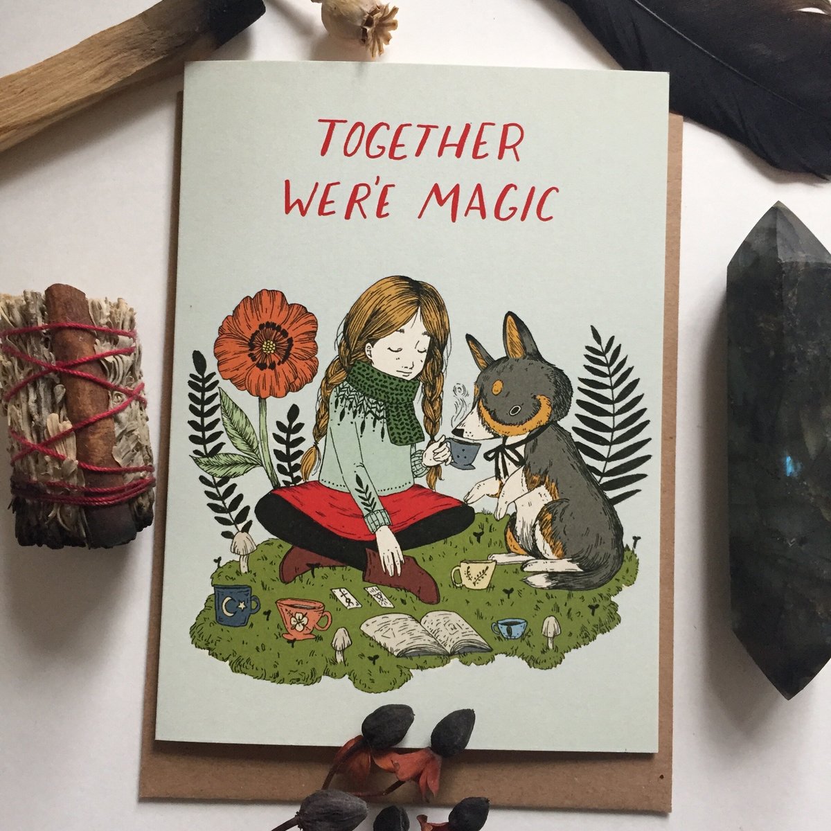 Together We're Magic Card | Marika Paz Illustration