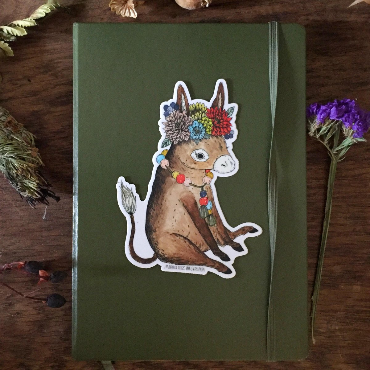Little Burro Sticker | Marika Paz Illustration