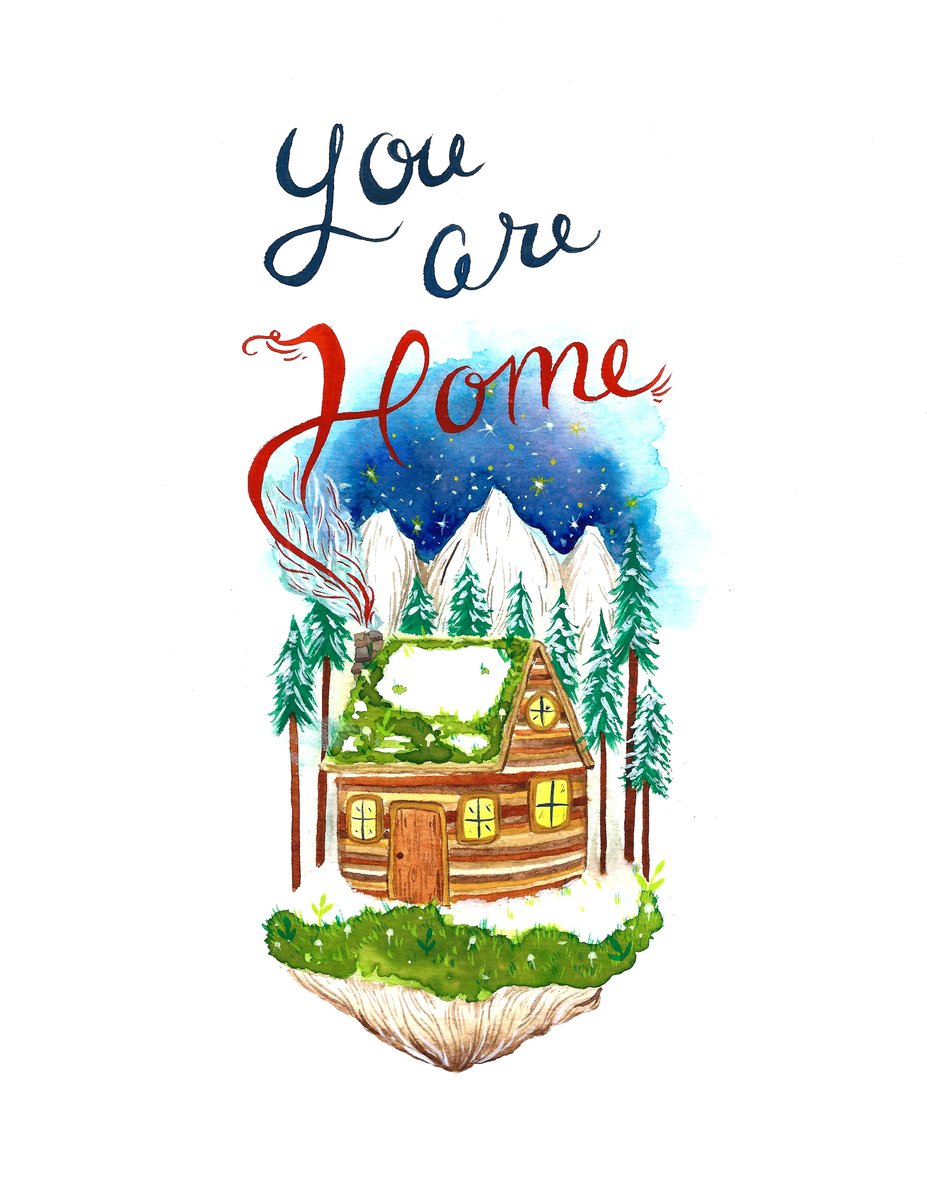 You Are Home Print | Marika Paz Illustration