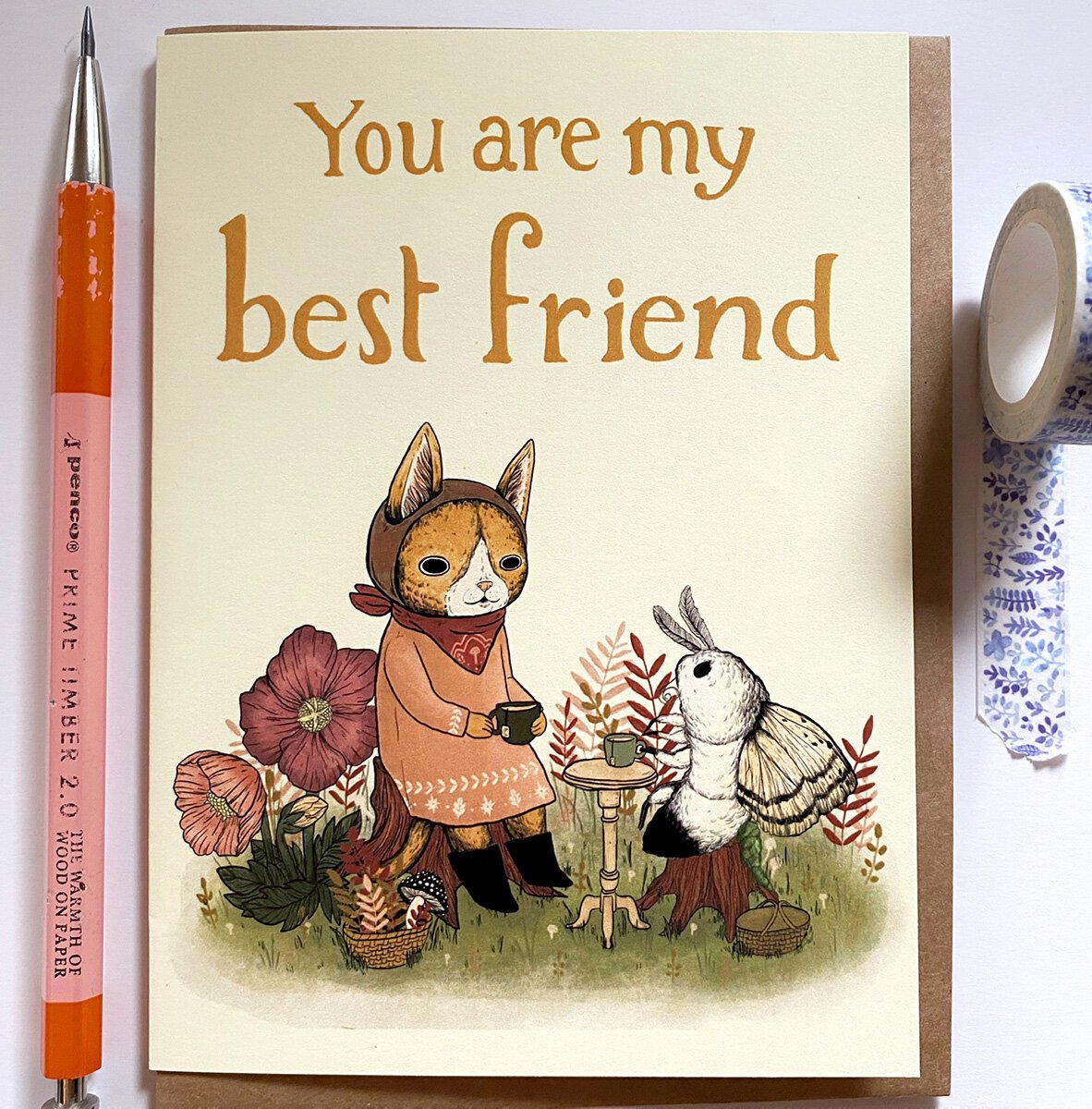 You are my Best Friend Card | Marika Paz Illustration