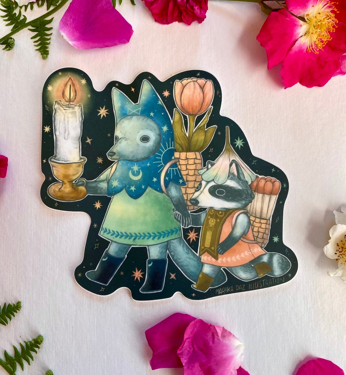 Friends Sticker | Marika Paz Illustration