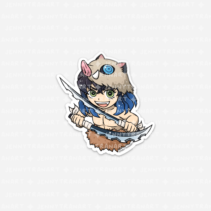 Inosuke Sticker | JENNYTRANART