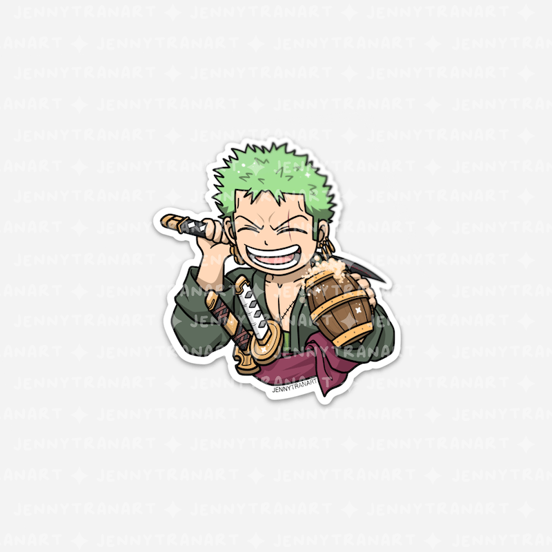 Zoro Sticker | JENNYTRANART