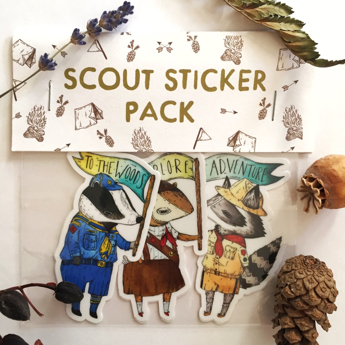 Scout Sticker Pack | Marika Paz Illustration