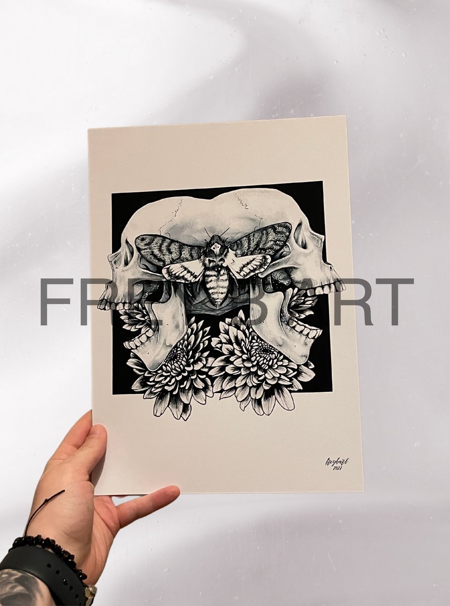 Two faced skull 💀 | freybart