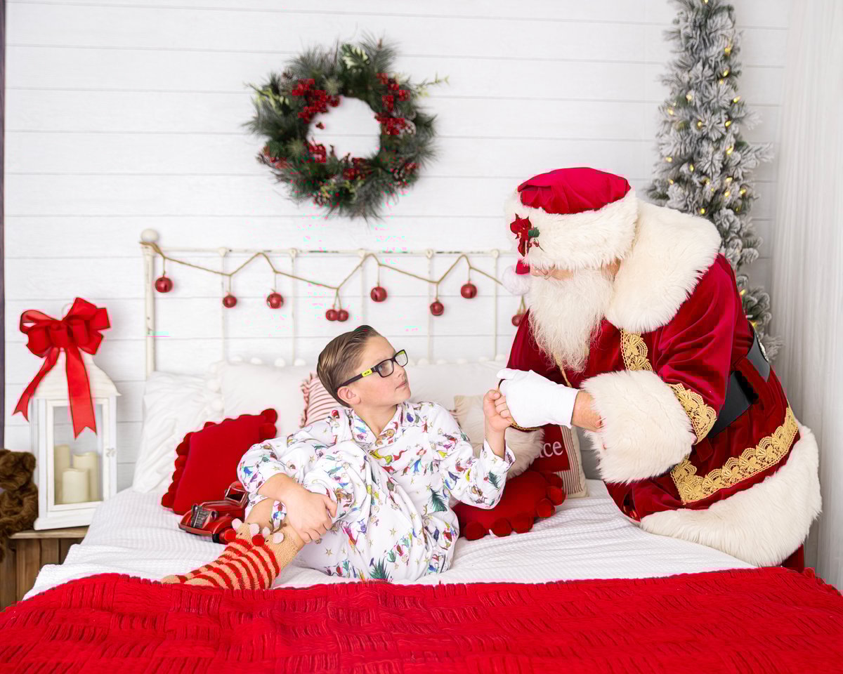 Simply Santa In Studio Or PJ's With Santa | Rustic Memories