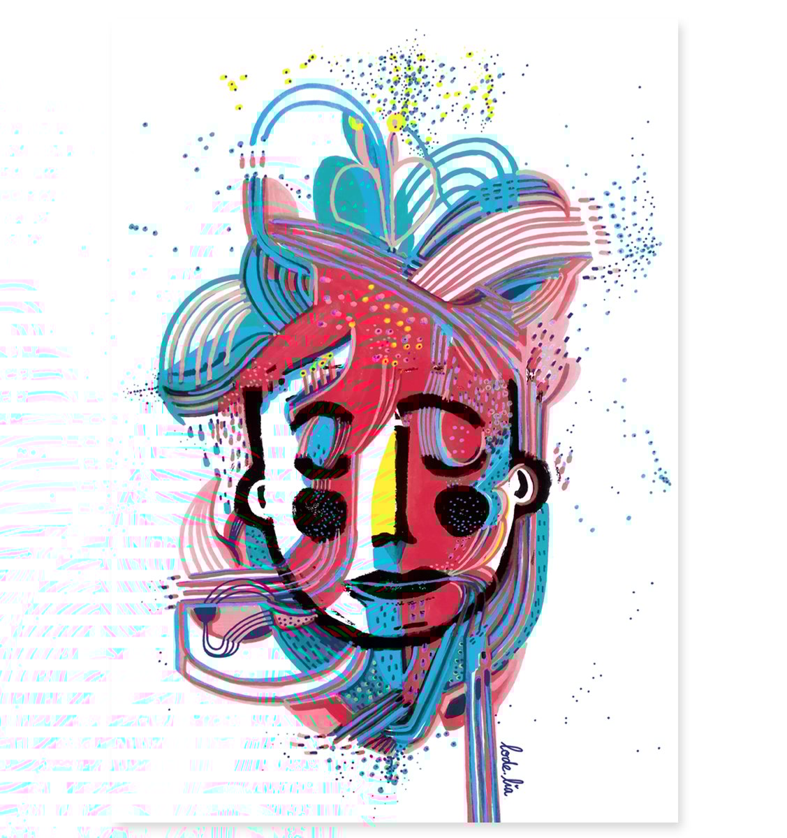 Portraits A4 - 5 modèles | lodelia