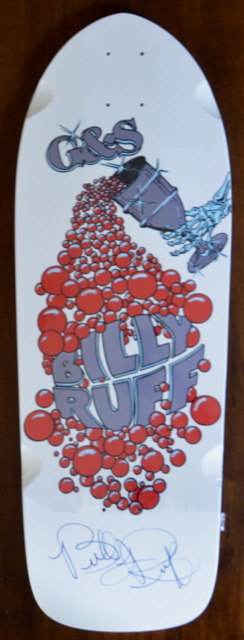 G & S SKATEBOARD DECK - BILLY RUFF CHALICE SIGNED | SKATEBOARDS AND ...